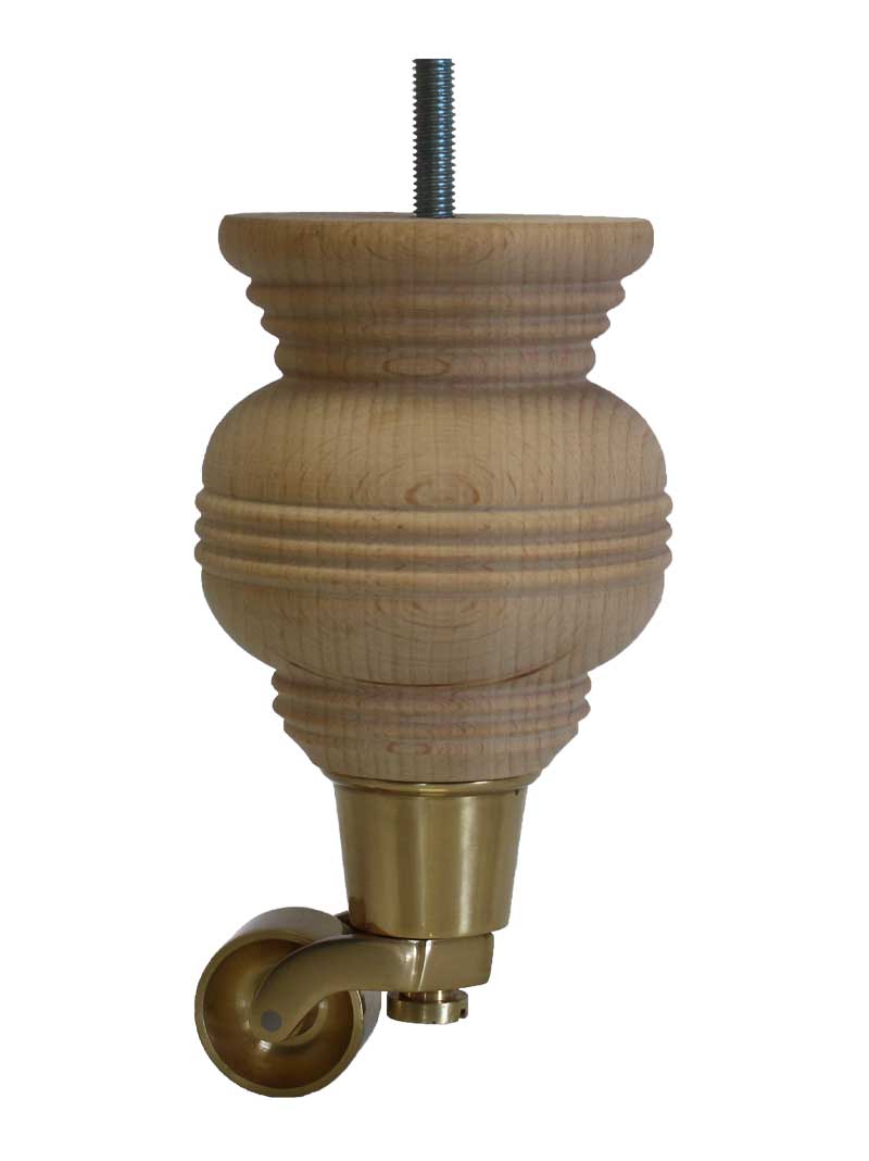 Bainton Furniture Legs With Castors – Heritage Components