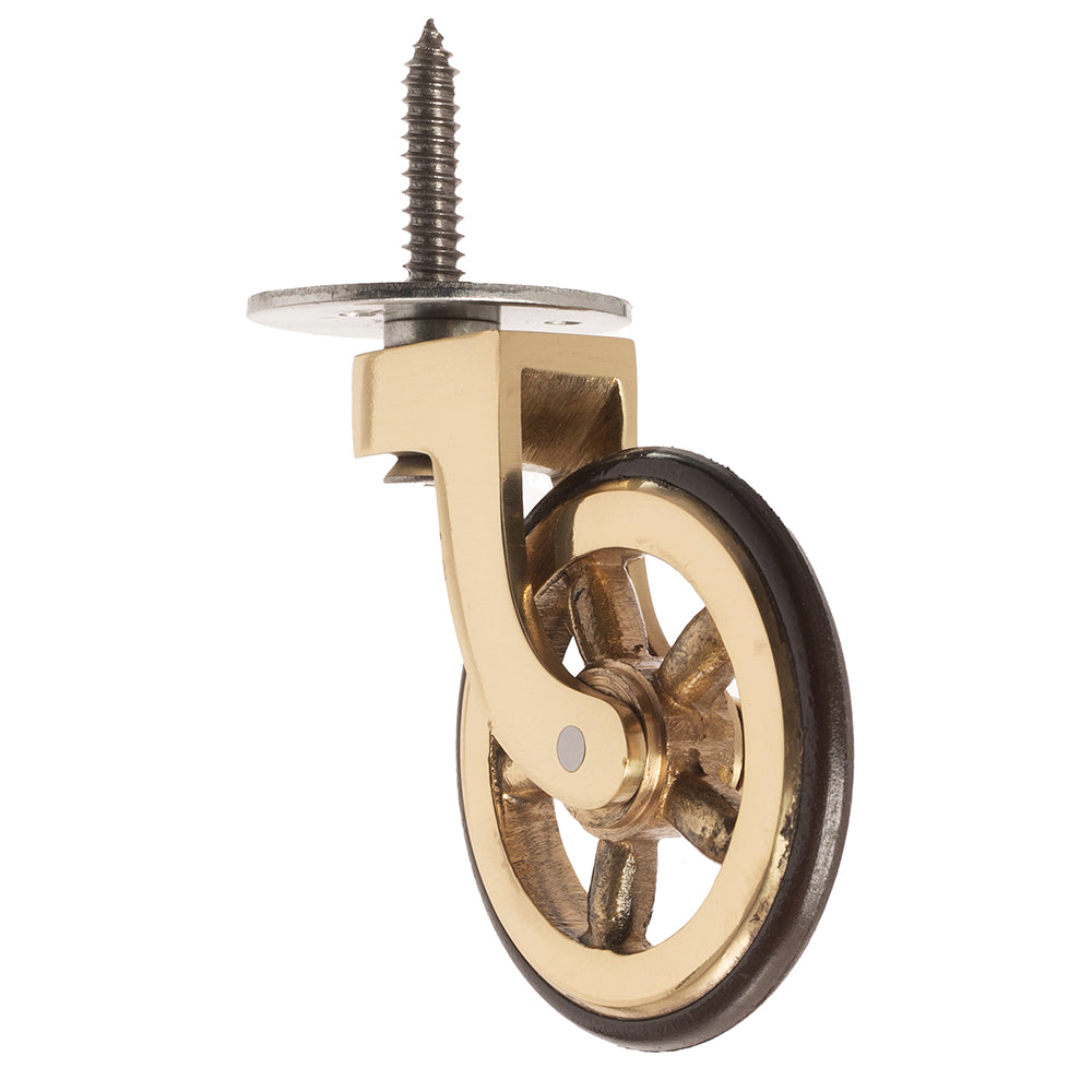 Vintage Brass Tea Screw Trolley Castor – Heritage Components