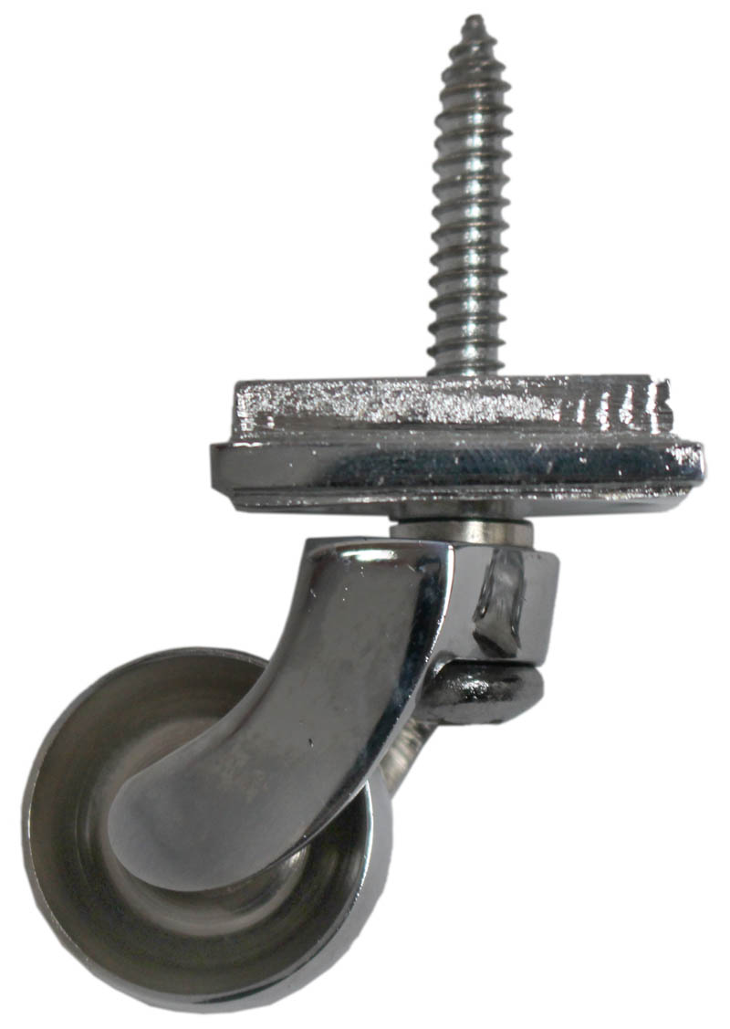 Chrome Screw Castor with Embellisher | Furniture Castors – Heritage ...