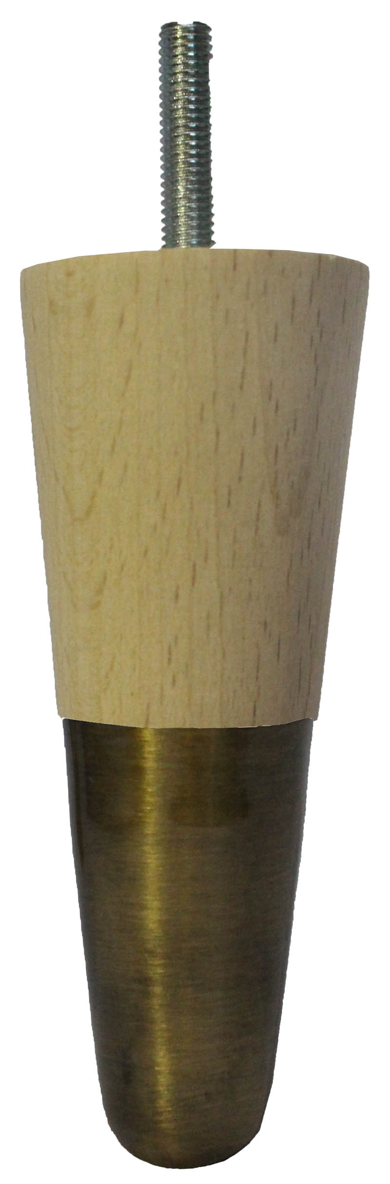 Gjerta Furniture Legs with Brass Slipper Cups – Heritage Components