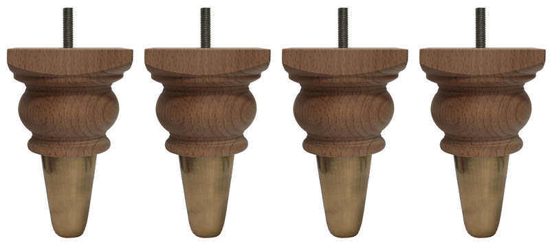 Porto Furniture Legs | Turned Wooden Furniture Legs – Heritage Components
