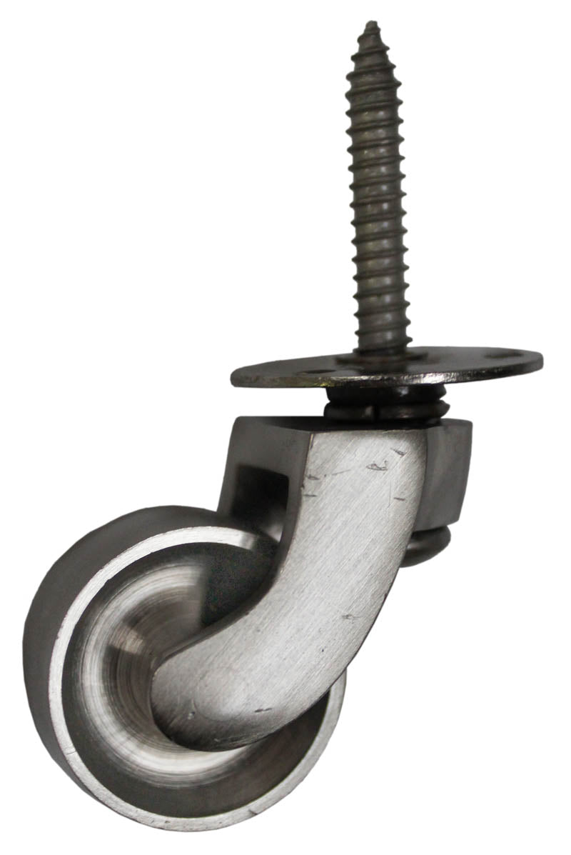 Satin Screw Castor | Cabinet Castors – Heritage Components
